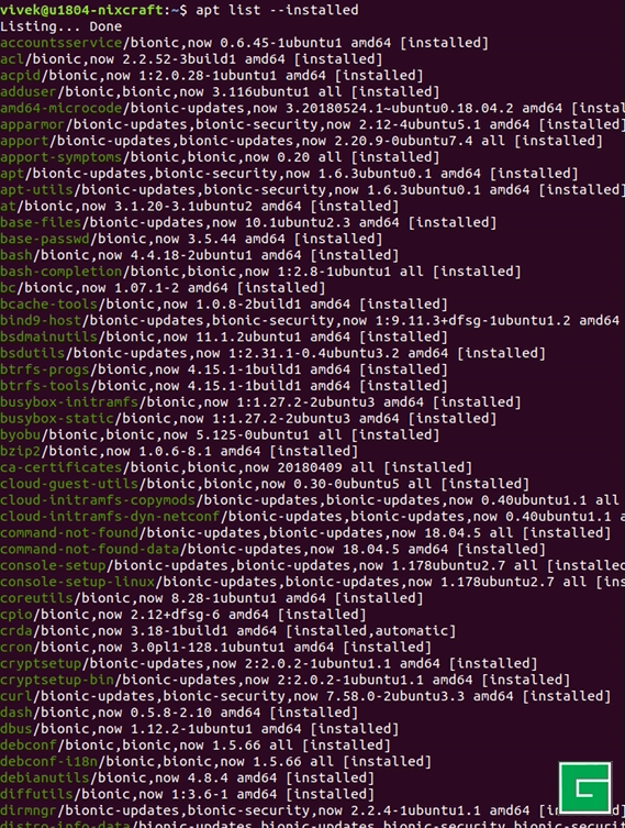 Comment puis-je voir quels paquets sont installés sur ubuntu